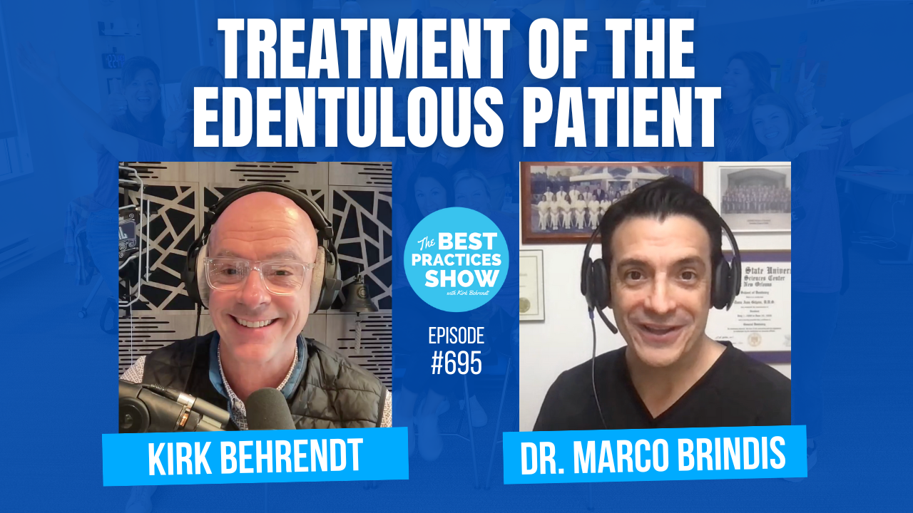 695: Dr Marco Brindis - Treatment of the Edentulous Patient